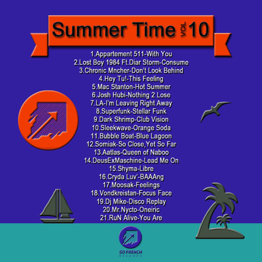 Summer Time Vol.10 Compilation CD Limited Edition! | So French Records